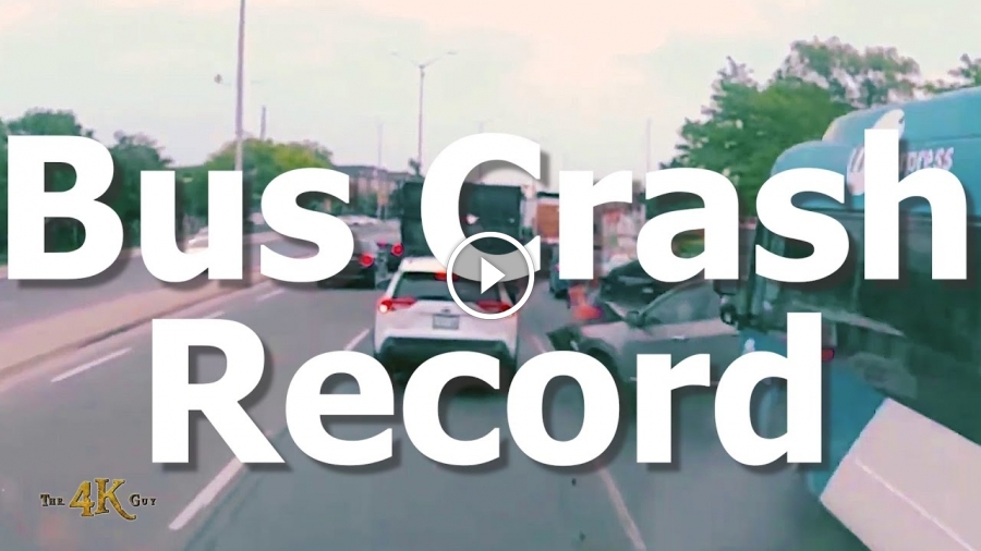 Mississauga: Long version of surveillance video footage of MiWay bus ...