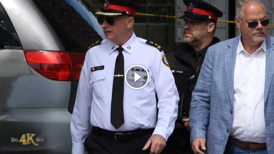 Etobicoke: Chief of TPS police James Ramer visits scene of Humber ...