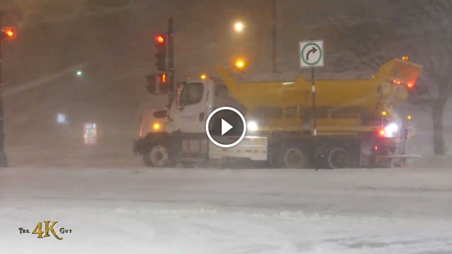 Montréal: Extreme blizzard raw footage south suburbs highways 12-24-2022