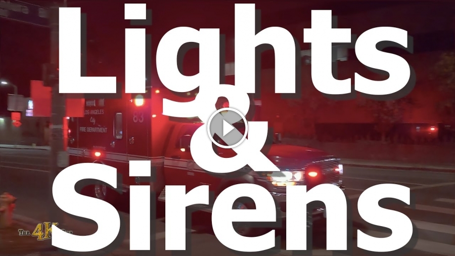 California: Chaotic emergency vehicles response for Palisades Fire 1-10 ...