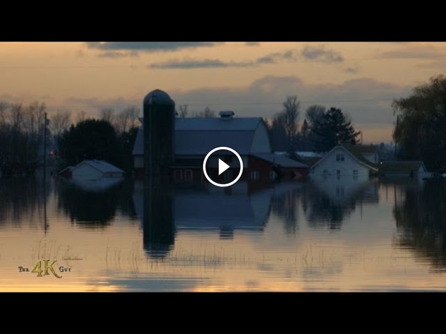 Sumas Lake: Flood regression 10 days apart seen in before & after ...