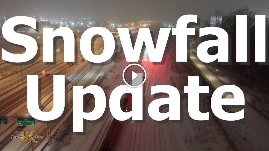 Montréal: Wind & snow makes for cold Valentine's day commute 2-14-2024