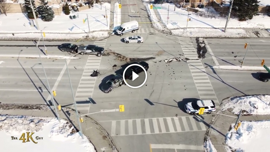 Brampton: Severe t-bone collision The Gore Road & Don Minaker Drive 2-1 ...