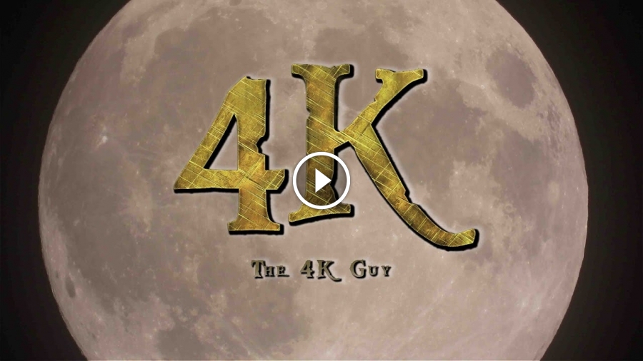 Canada: May's flower supermoon filmed in 4K rising in partial overcast ...