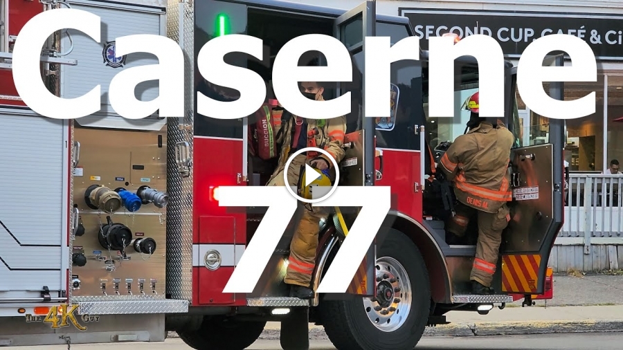 Montréal: Pierce SIM pumper 277 response to MVC with lights & sirens 9 ...